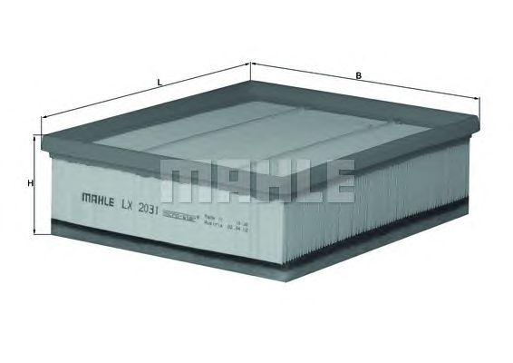 Filtro aria MAHLE/KNECHT LX 2031 (LX2031)